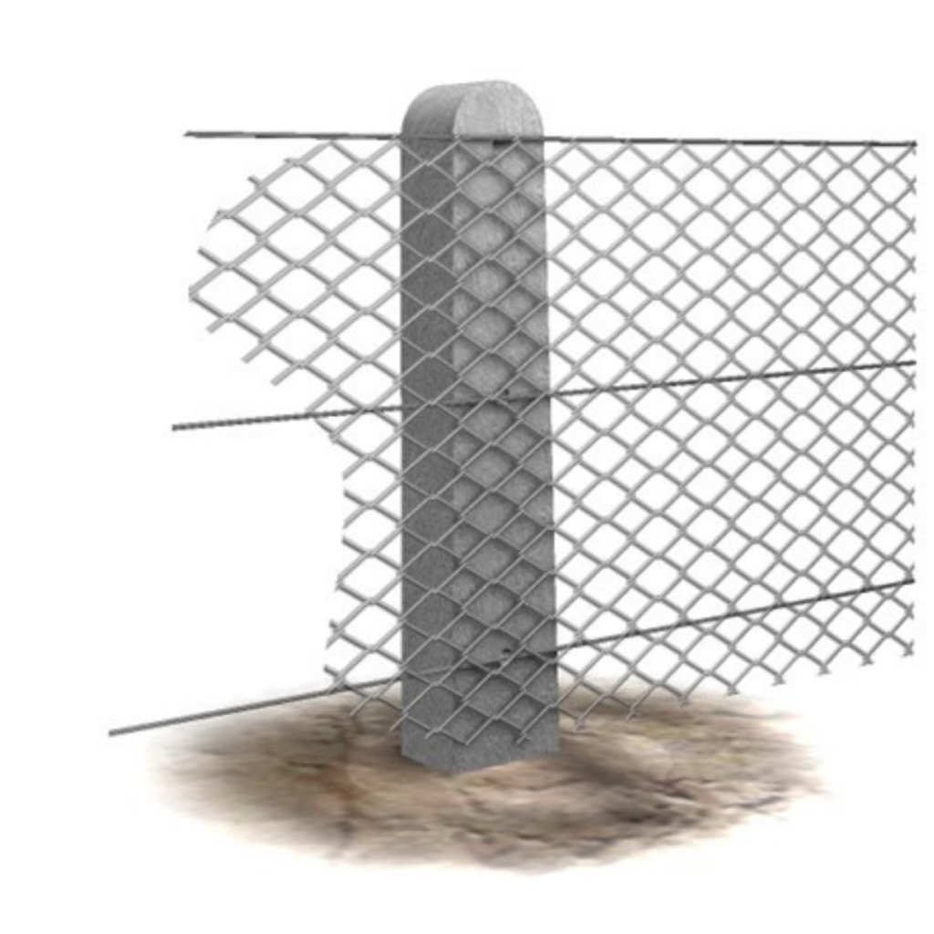 Chainlink Concrete Posts - Chase Timber Products